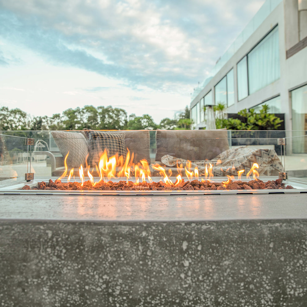 Outdoor Liquid Propane Hampton Fire Pit Table | Fire Pit Propane ...