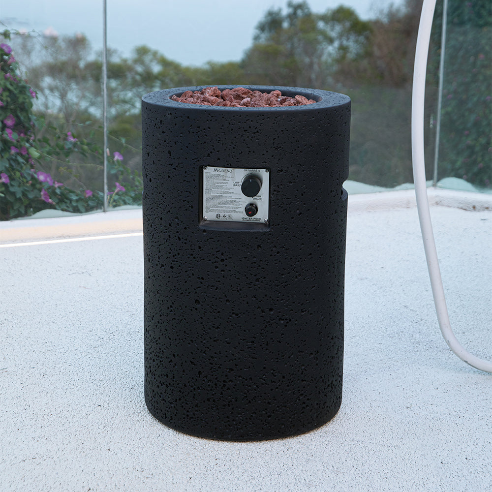 Outdoor Lava Tube Propane Fire Pit | Fire Pits | Propane Fire Pit ...