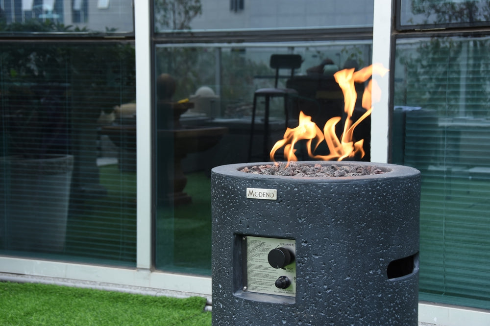 Outdoor Lava Tube Propane Fire Pit | Fire Pits | Propane Fire Pit ...