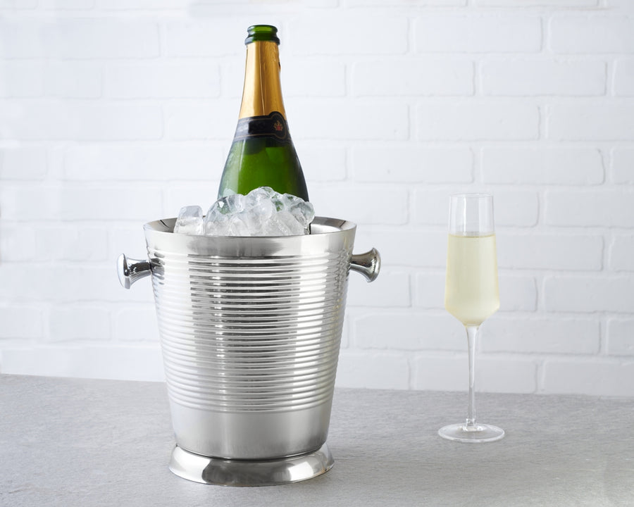 Economical Champagne Bucket | Ribbed & Shiny Ice Bucket – EnvelorHome
