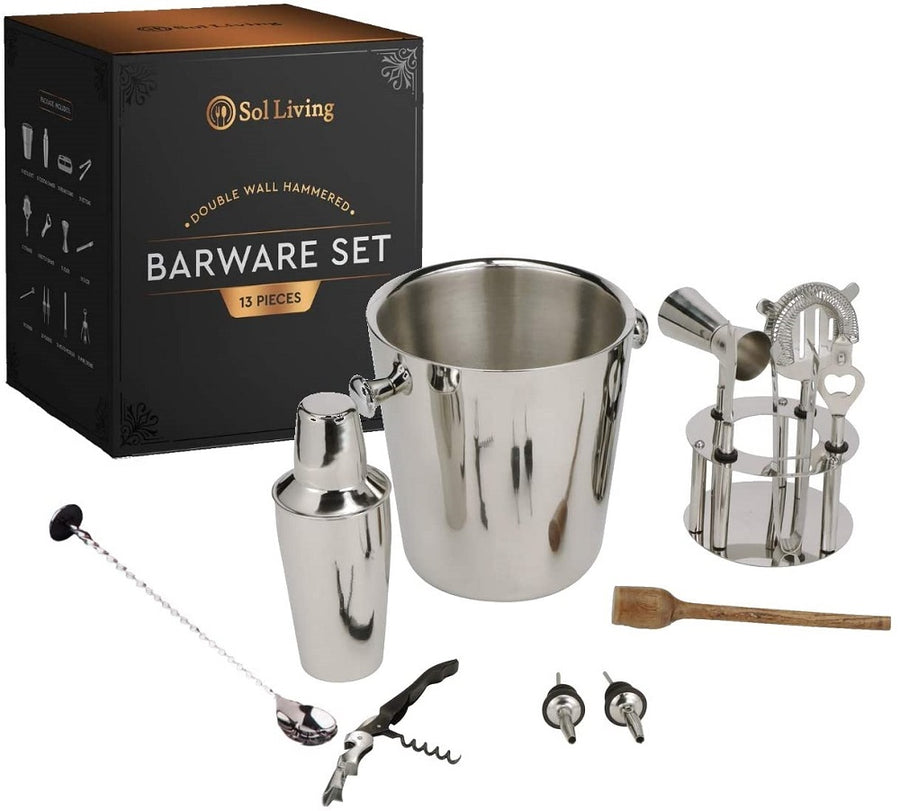 13 Pieces Barware Tool Set | Bar Tool Set | Barware Accessories ...