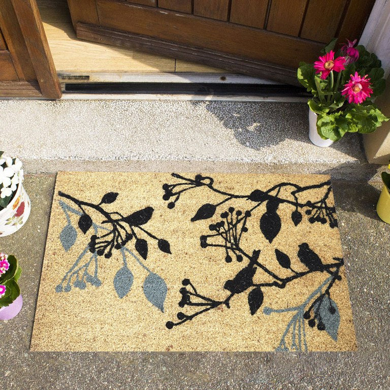 Welcome Your Guests with the Chirping Birds Coir Coco Door Mat ...